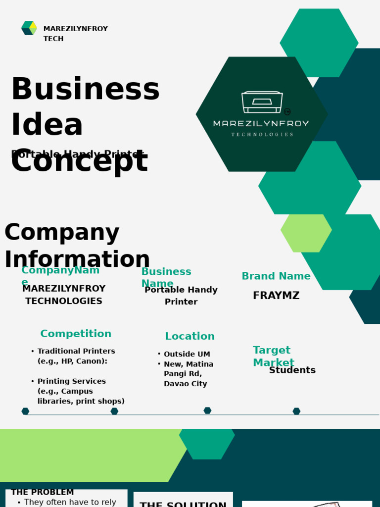 Business Idea Concept | PDF | Printer (Computing)