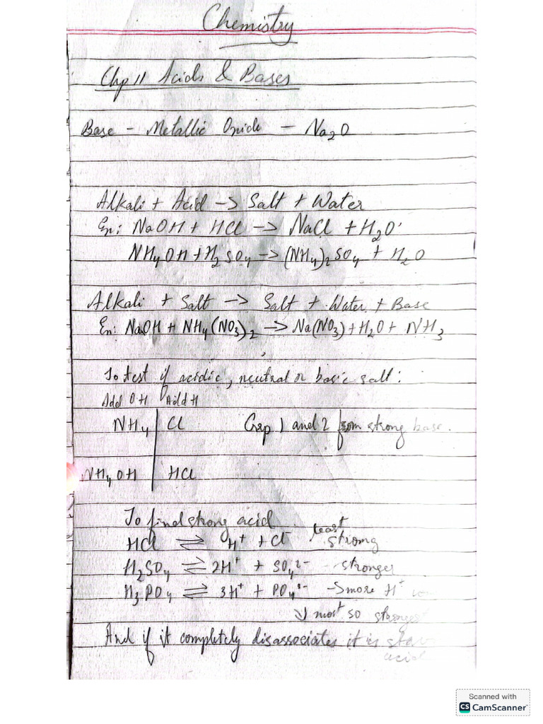 Chem Notes | PDF