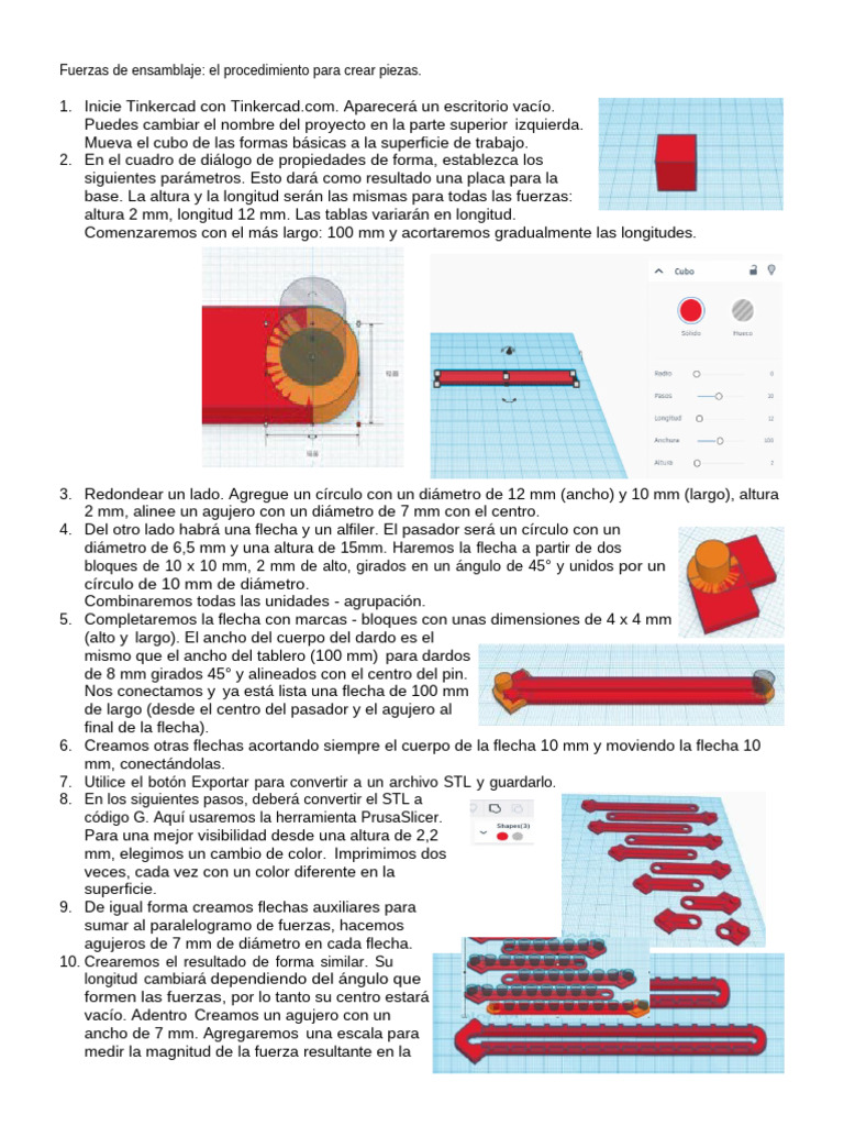 Skládání Sil - Návod - Cs.es | PDF