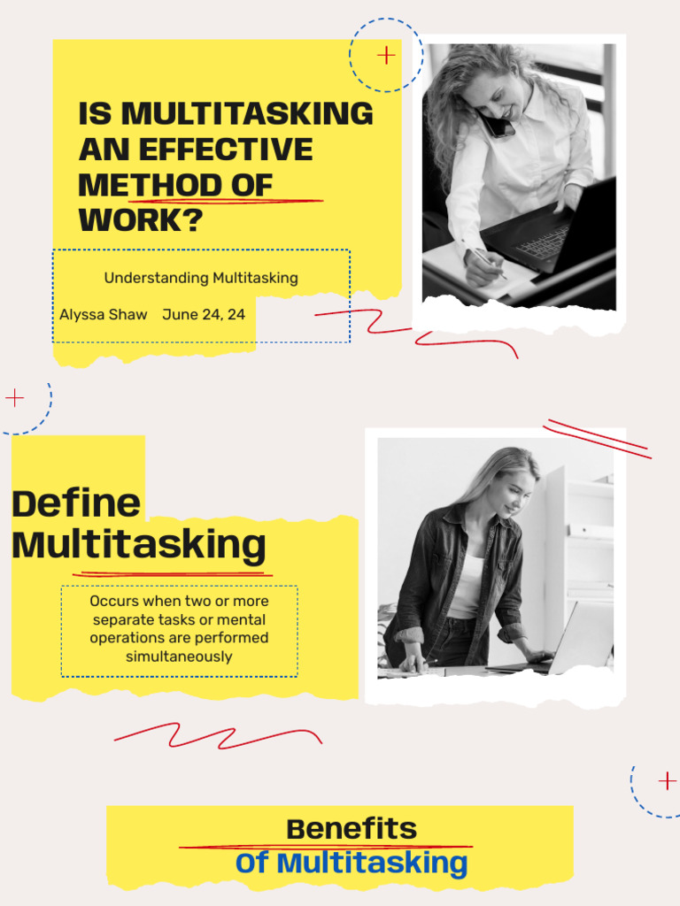 Shaw.a. Multitasking Powerpoint | PDF | Attention | Cognitive Science