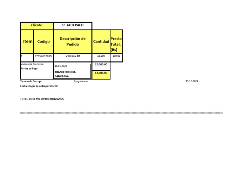 Señor Alex Paco | PDF