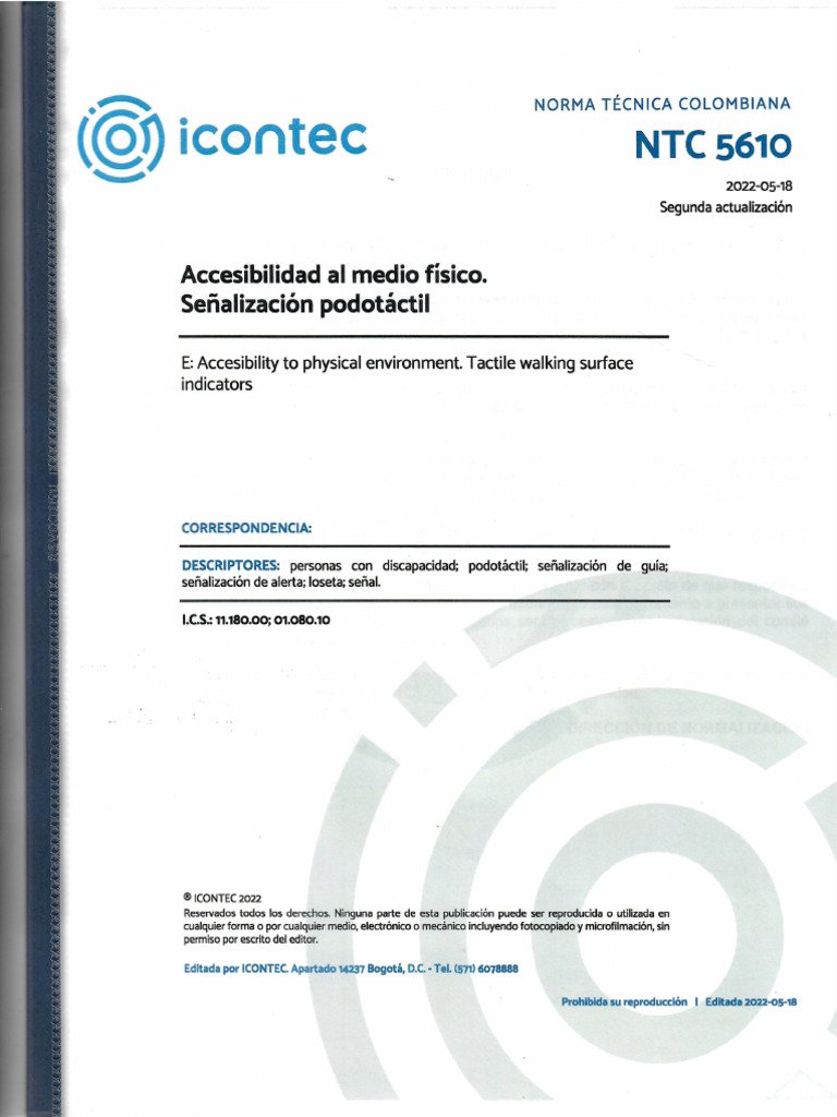 NTC 5610-2022 Escaneado | PDF