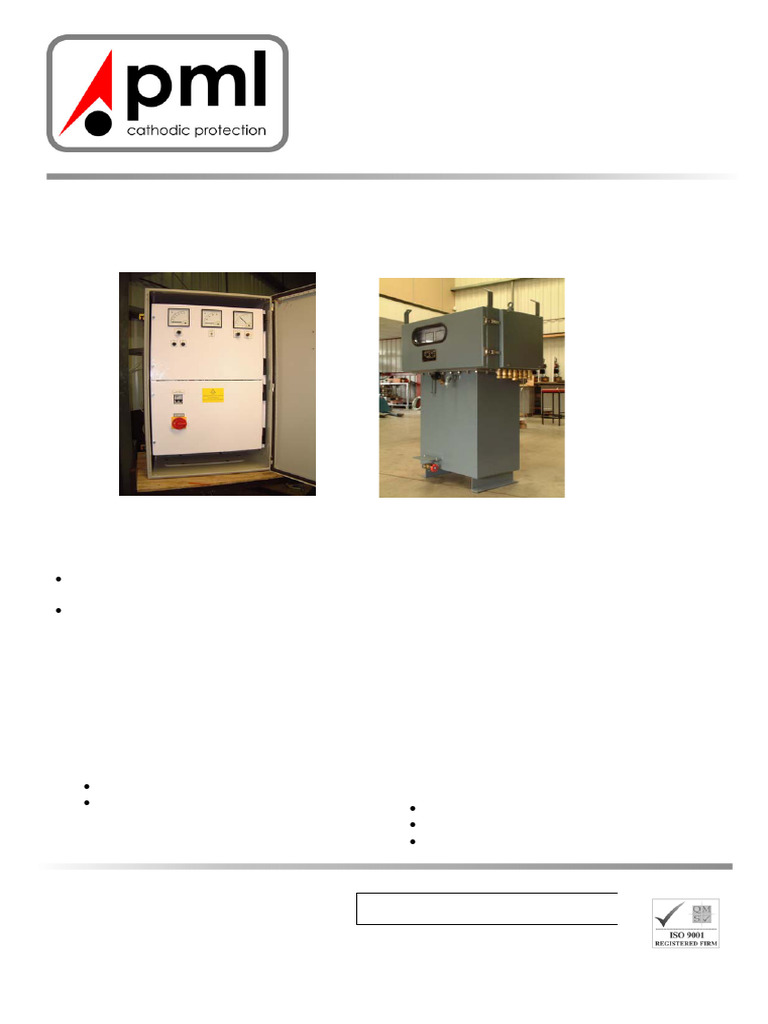 DC power supplies pour protection cathodique | PDF | Rectifier | Power Supply