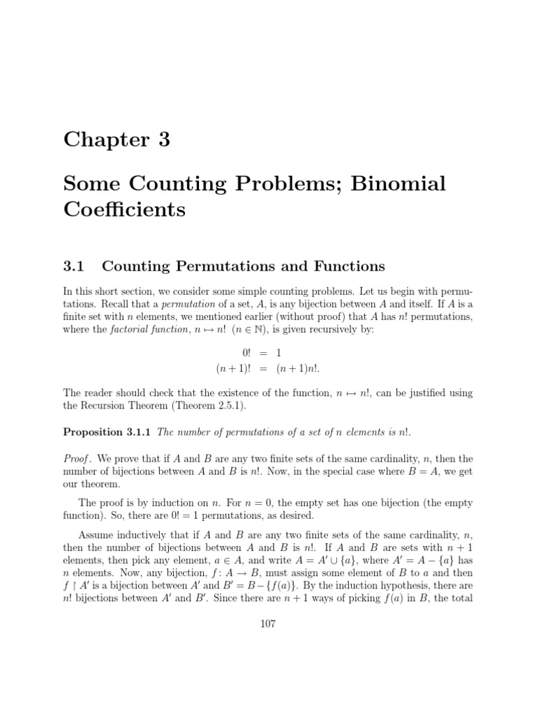 Disc Math 3 | PDF | Combinatorics | Mathematical Concepts