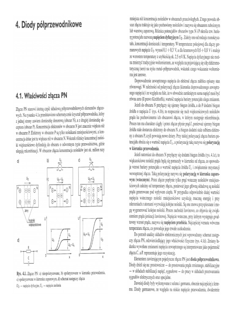 PEiE-Diody Polprzewodnikowe | PDF