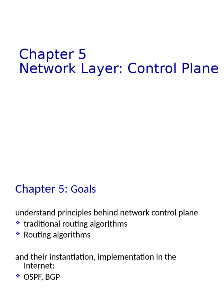Chapter5-2021 (1) | PDF | Routing | Router (Computing)