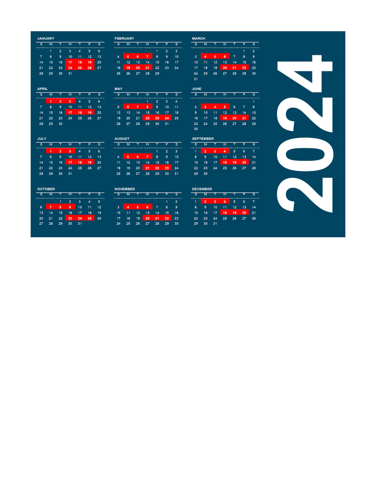 Prayer&fasting Calendar 2024 | PDF