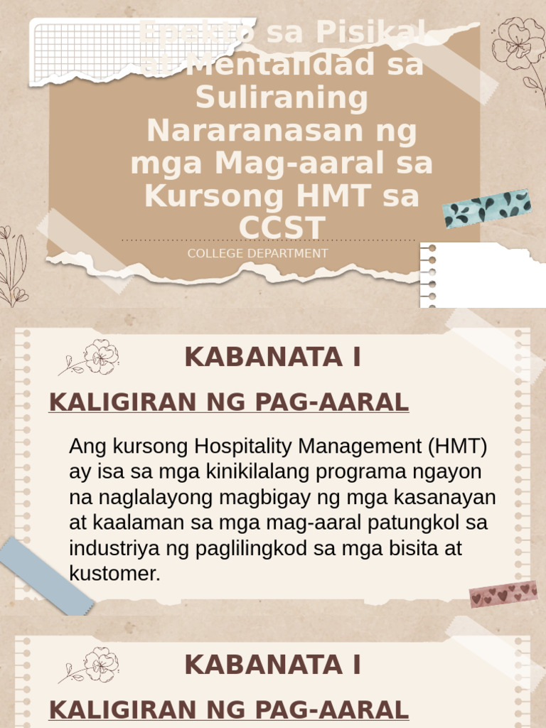 Filipino Presentation | PDF