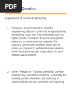 Basic Principles of Genetic Engineering | PDF