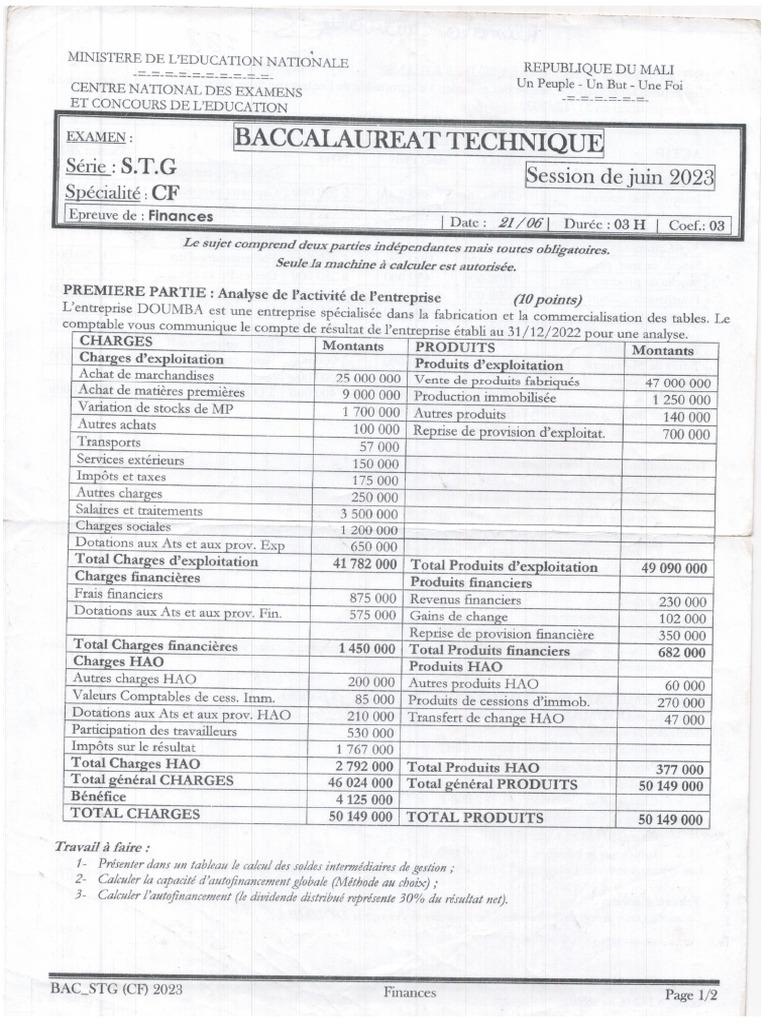 Bac Technique Rev2 | PDF