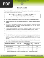 CDS PROTOCOLS Kalcker | PDF | Dose (Biochemistry) | Chemistry
