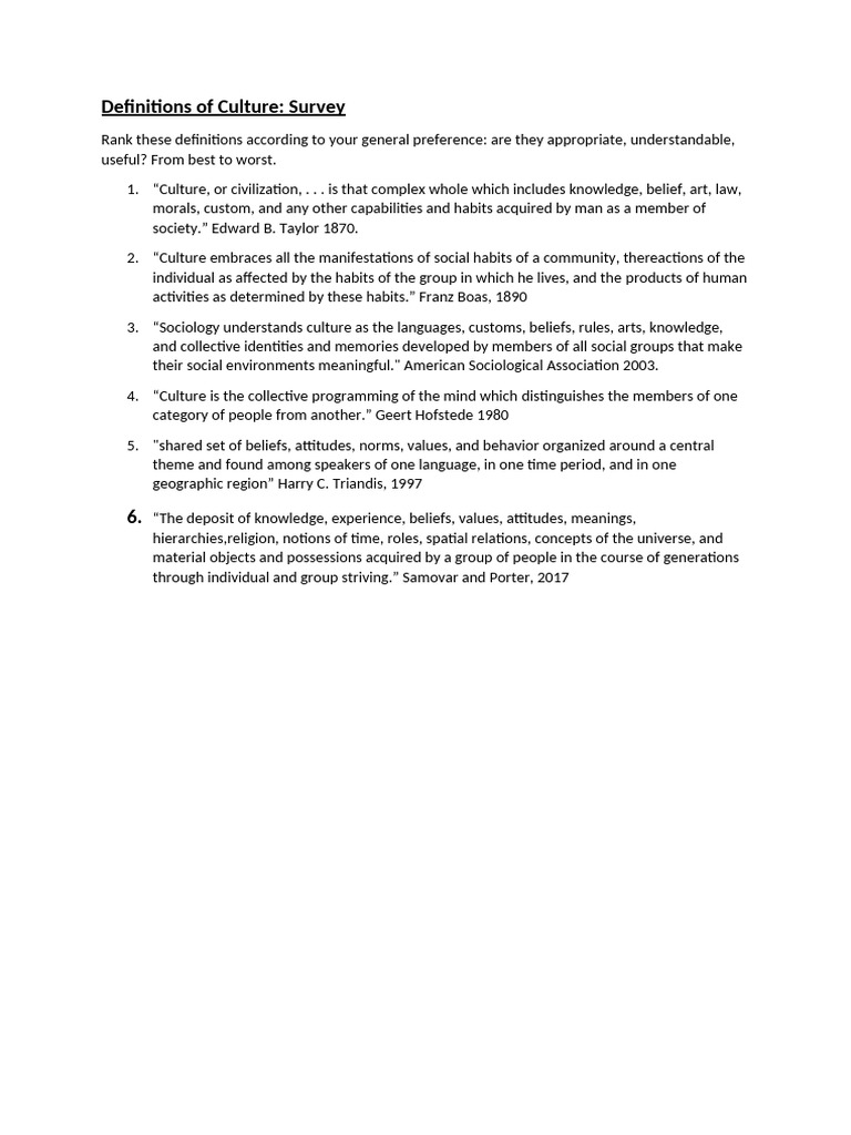 Intro Pop Culture 01 Definitions | PDF | Liberal Arts Education ...