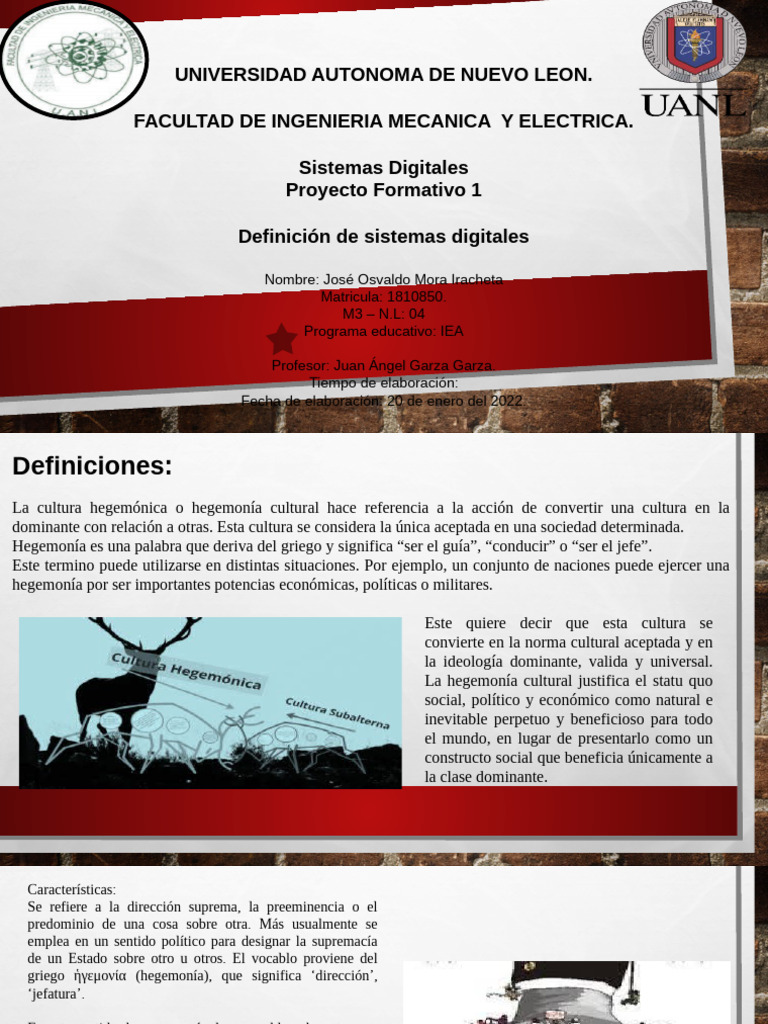 Hegemonía Cultural y Tipos de Dominio | PDF | Hegemonía | Ciencias ...