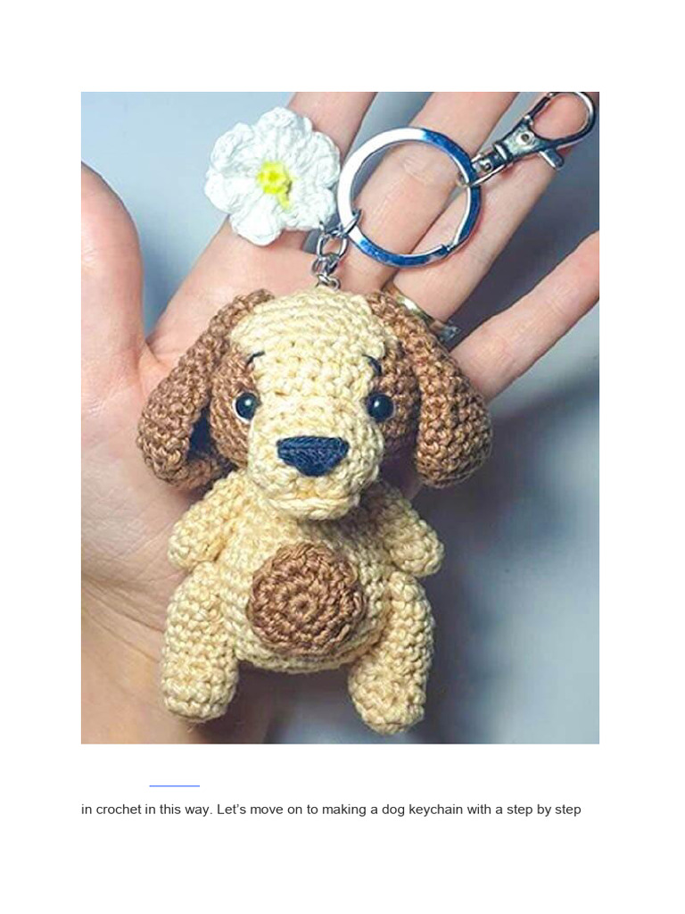 Dog-Keychain-Amigurumi-Crochet-Pattern | PDF | Amigurumi | Needlework