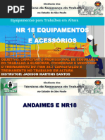 Andaime Simplesmente Apoiado: NR 18 e NBR 6494 | PDF