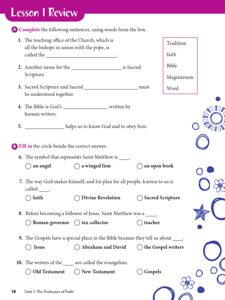 FF Elem Quiz Lesson 1 | PDF