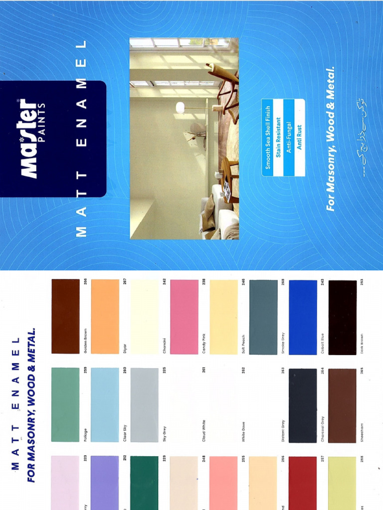 Matt Enamel Paint Colors PDF | PDF