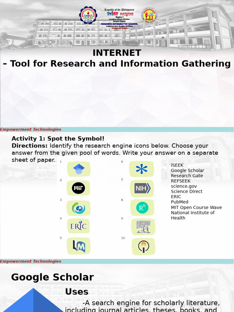 M3 INTERNET Tool For Research and Information Gathering | PDF | Information Science
