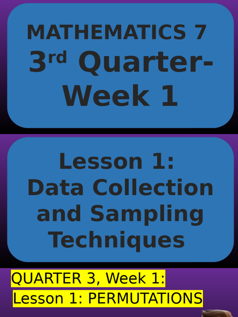 Grade 7 Quarter 3 2024-25 | PDF | Histogram | Sampling (Statistics)