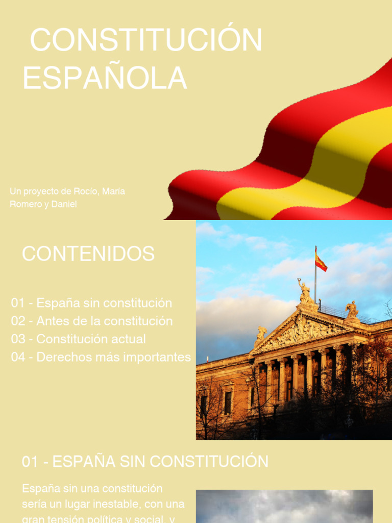Historia Y Derechos De La Constitución Española Pdf