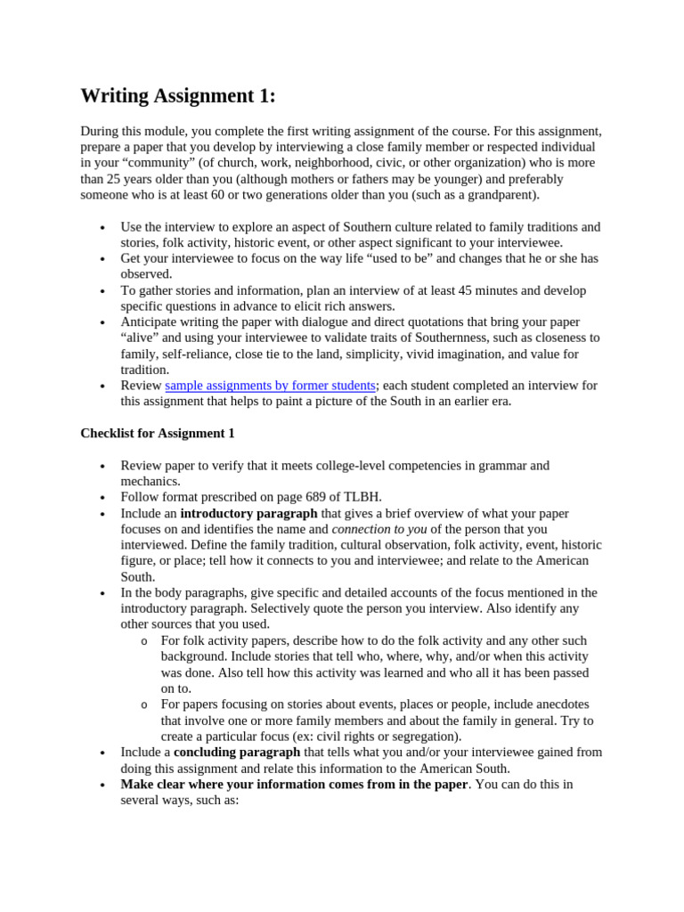 HUM 122 Writing Assignment 1 | PDF | Bracket | Human Communication