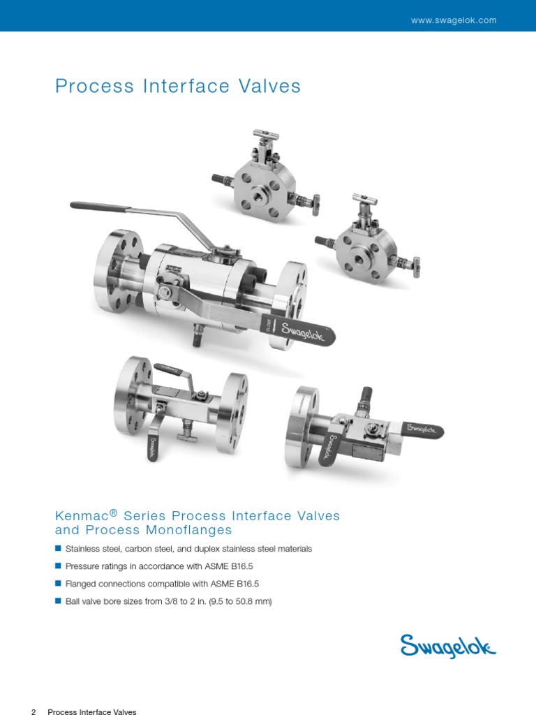 Swagelok Valve | PDF | Valve | Stainless Steel