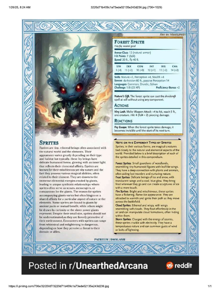 forest sprite | PDF