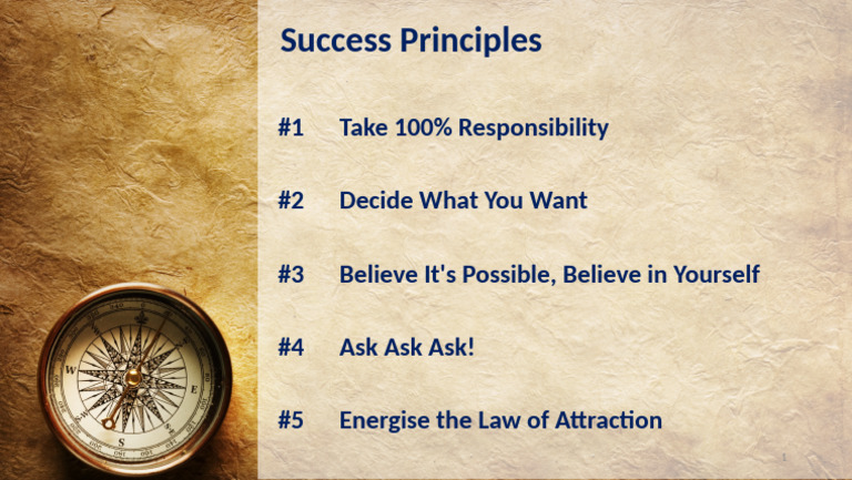 The Success Principles | PDF