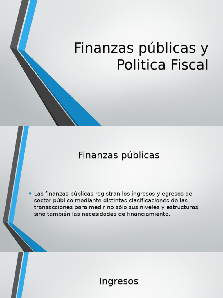 Finanzas Públicas y Política Fiscal en México | PDF | Impuestos | La ...