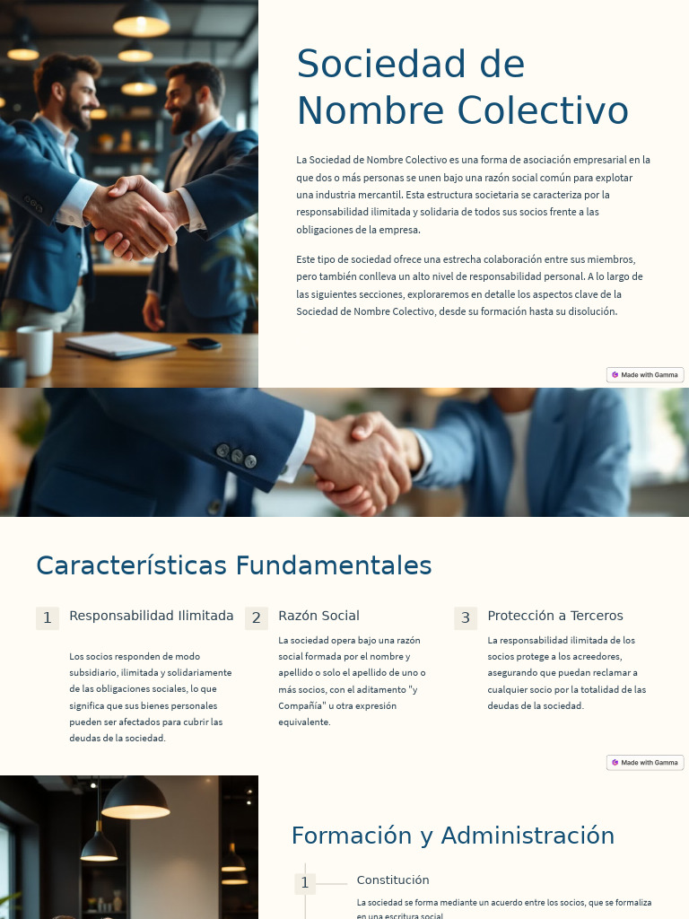 Sociedad de Nombre Colectivo | PDF | Sociedad | Toma de decisiones