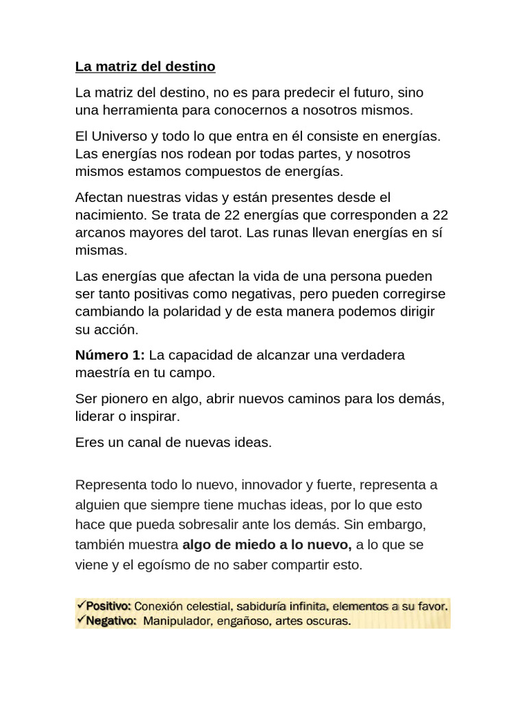 La matriz del destino | PDF | Amor | Creatividad