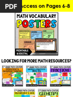 Grade 2-Math Terms | PDF | Vocabulary | Chart