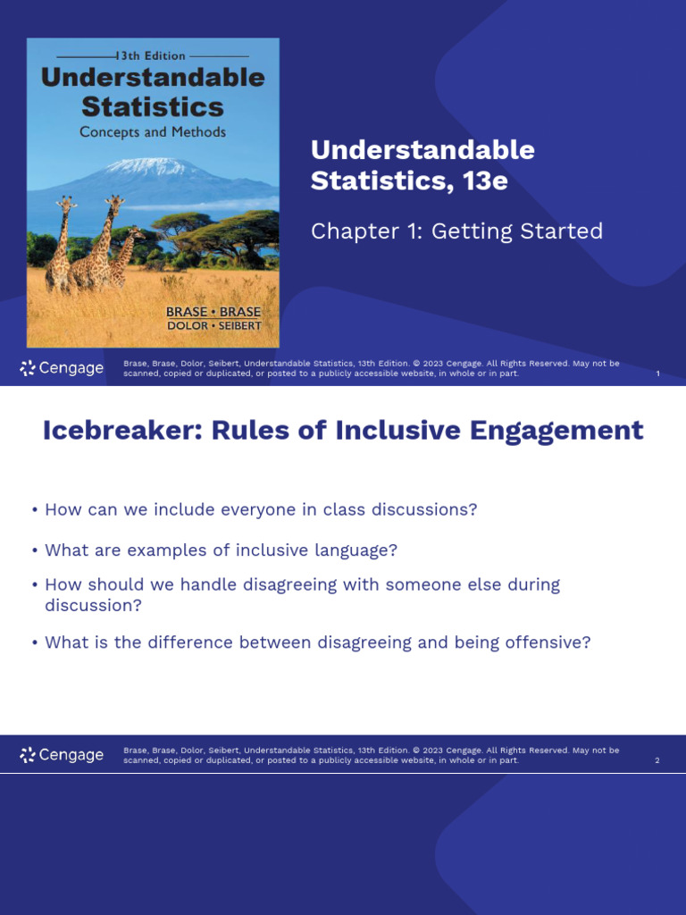 Brase Understandable Stats 13e Section1.1 | PDF | Statistics | Level Of ...