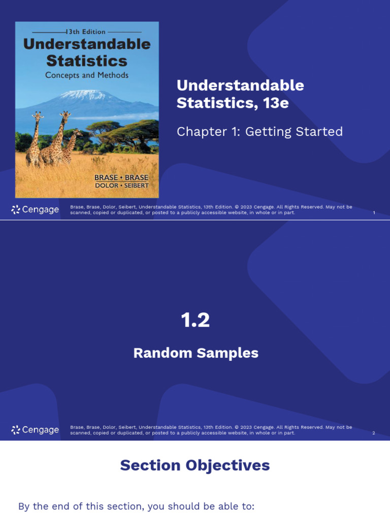 Brase Understandable Stats 13e Section1.2 | PDF | Sampling (Statistics ...