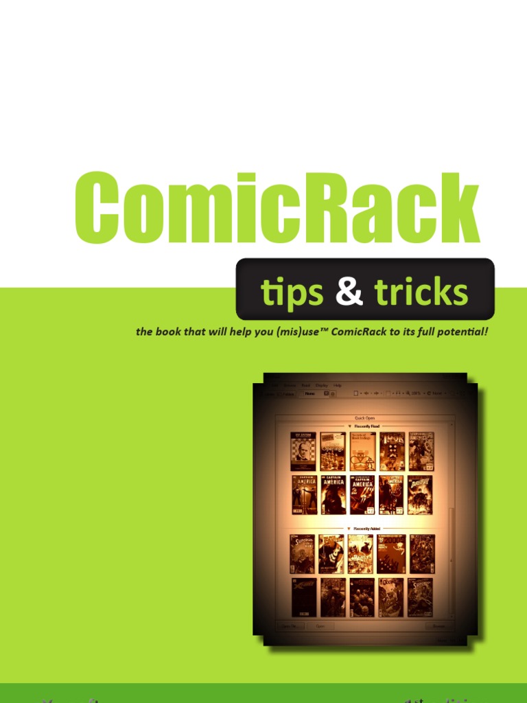 ComicRack Tips and Tricks (1st Ed) | PDF | Web Page | Image Scanner