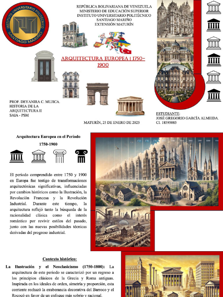 Arquitectura Europea 1750-1900 | PDF
