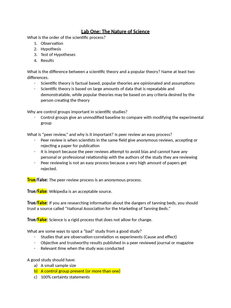 Lab Exam 1 Review Guide | PDF | Dna | Coronary Artery Disease