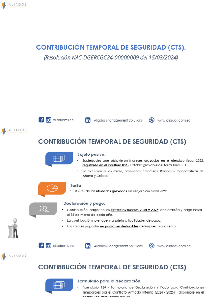 Normas para La Declaración y Pago CTS | PDF