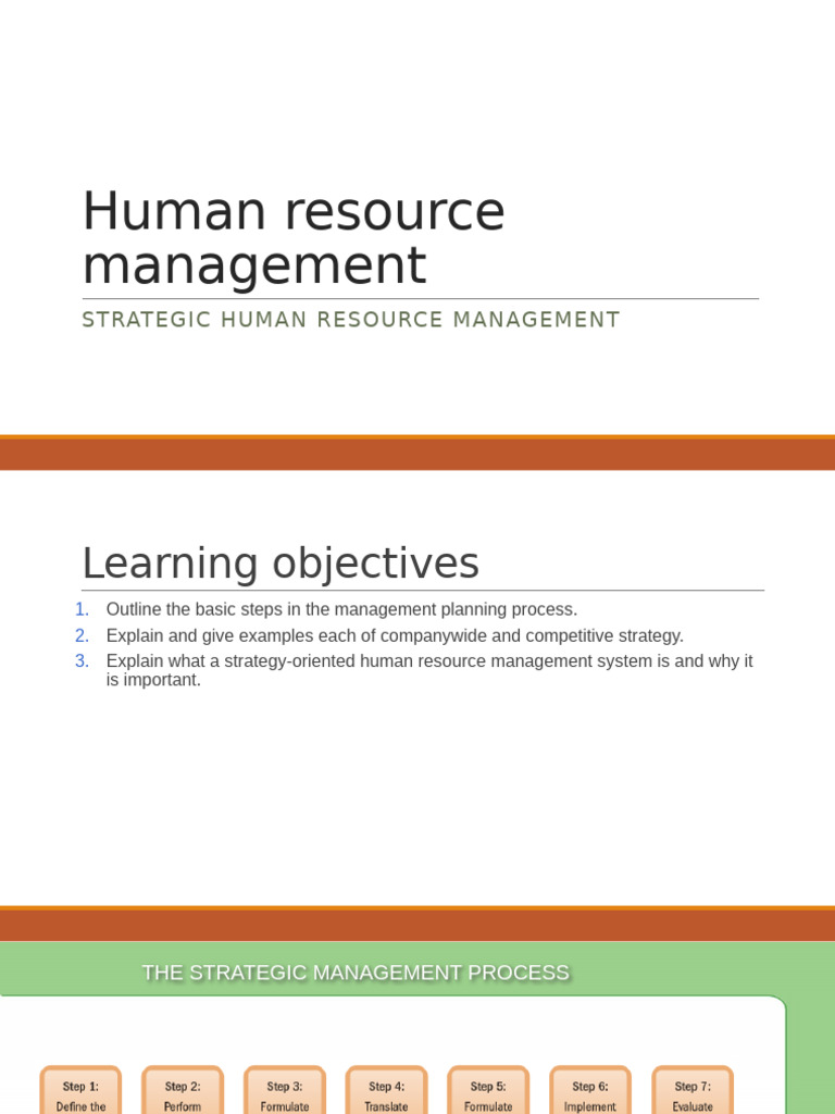 Human Resource Management | PDF | Strategic Management | Competitive ...