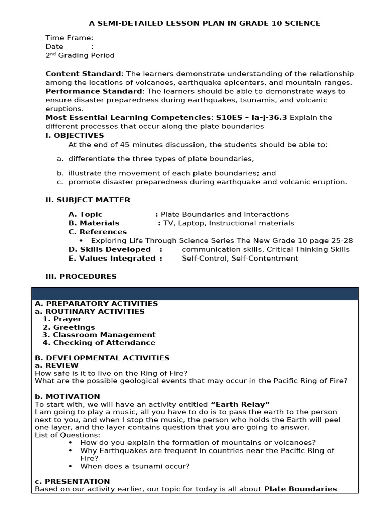 LP Plate Boundaries and Interactions | PDF