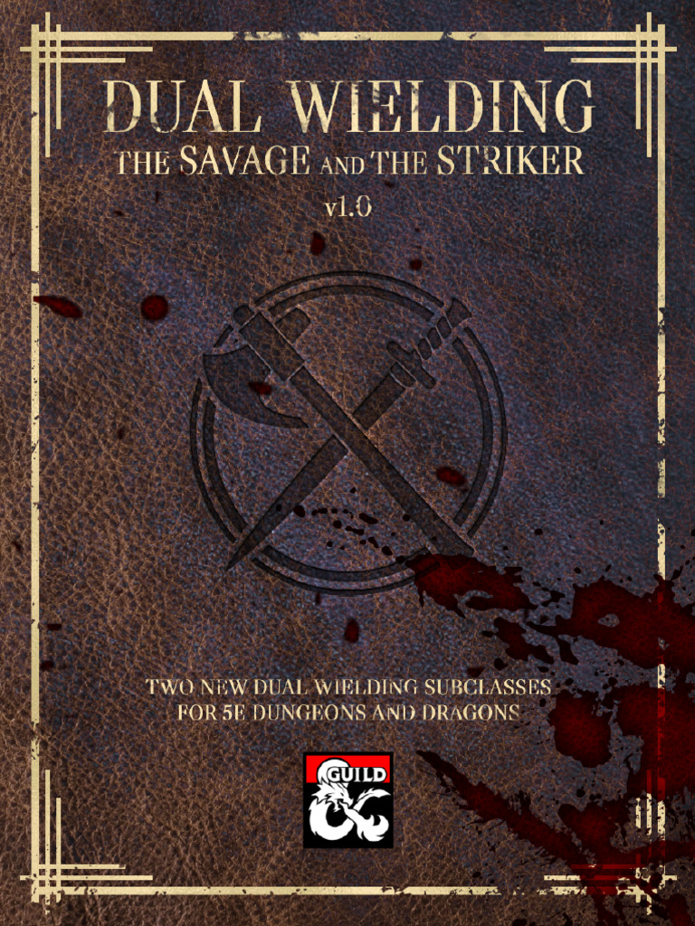 Dual Wielding - The Savage and The Striker | PDF | Wizards Of The Coast ...