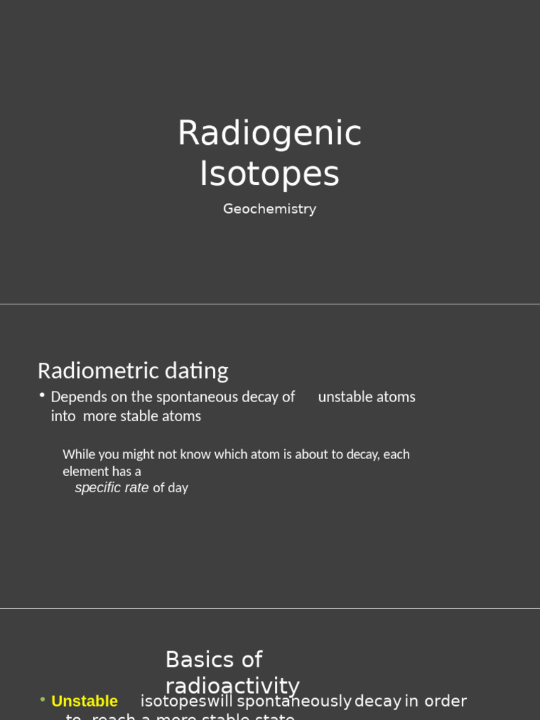 15_radiogenic (2) (1) | PDF | Radioactive Decay | Isotope