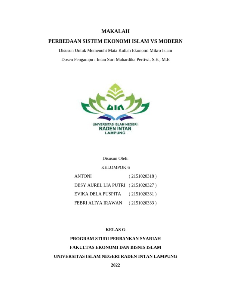 Makalah Kel.6, Ekonomi Mikro, PS'G | PDF