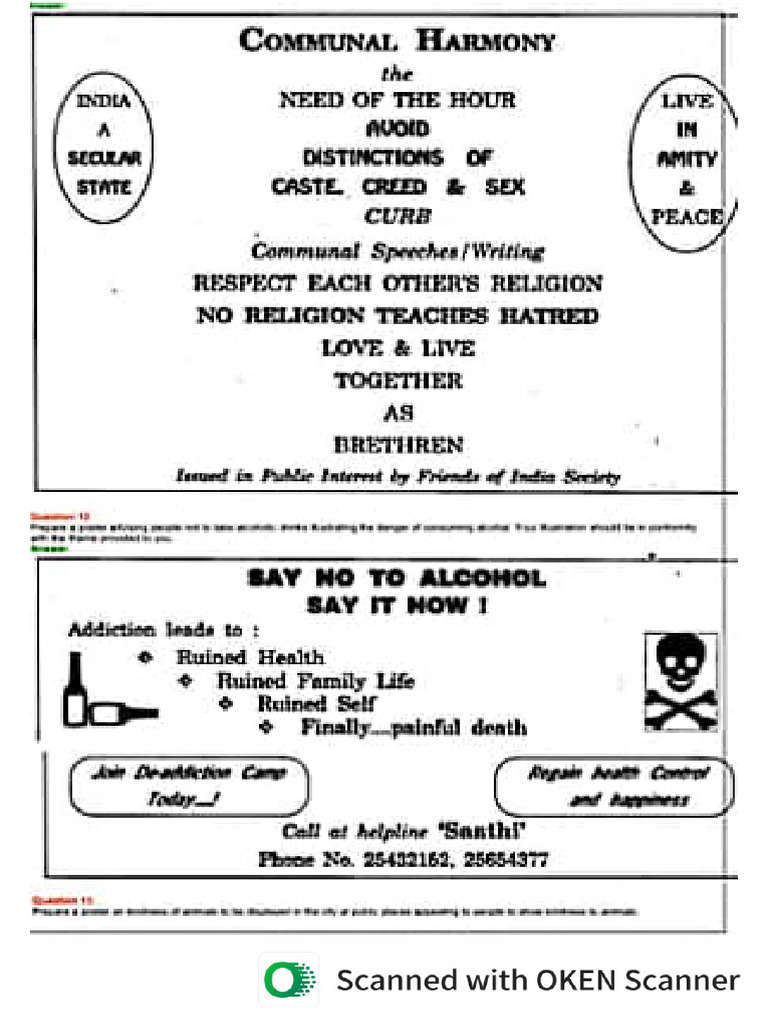 Poster Making CL XI | PDF