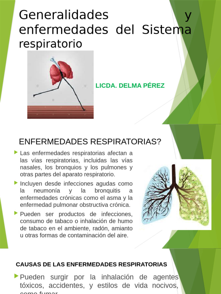 Enfermedades Respiratorias: Guía Básica | PDF | Tos | Bronquitis