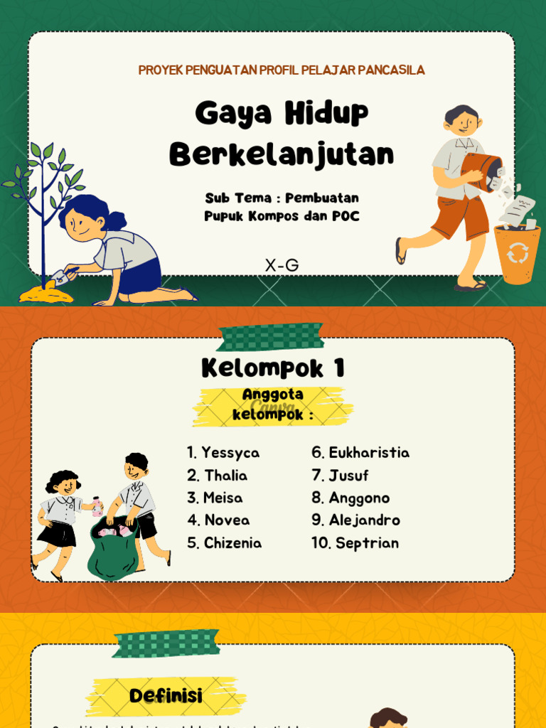 Pupuk Kompos dan POC untuk Hidup Berkelanjutan | PDF