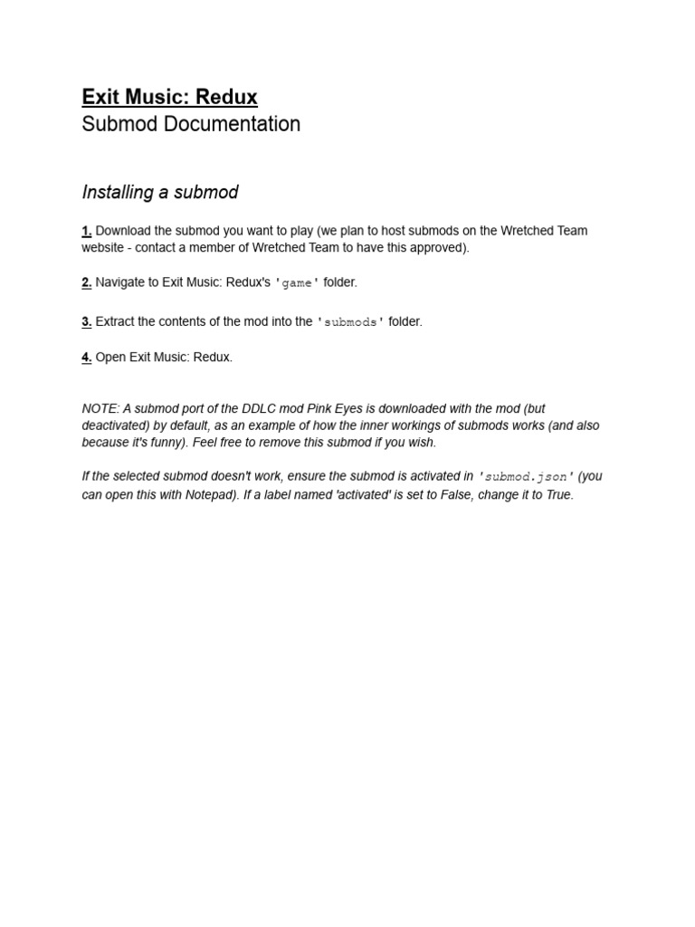 EMR Submod documentation | PDF | System Software | Software