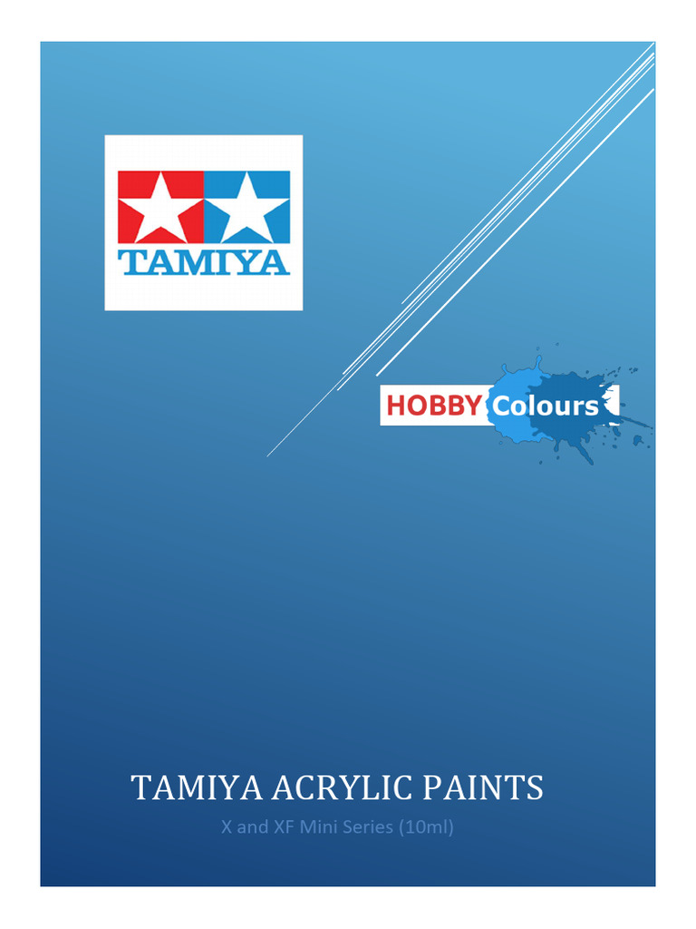 Tamiya X XF Mini Colour Chart | PDF | Color | Cascading Style Sheets