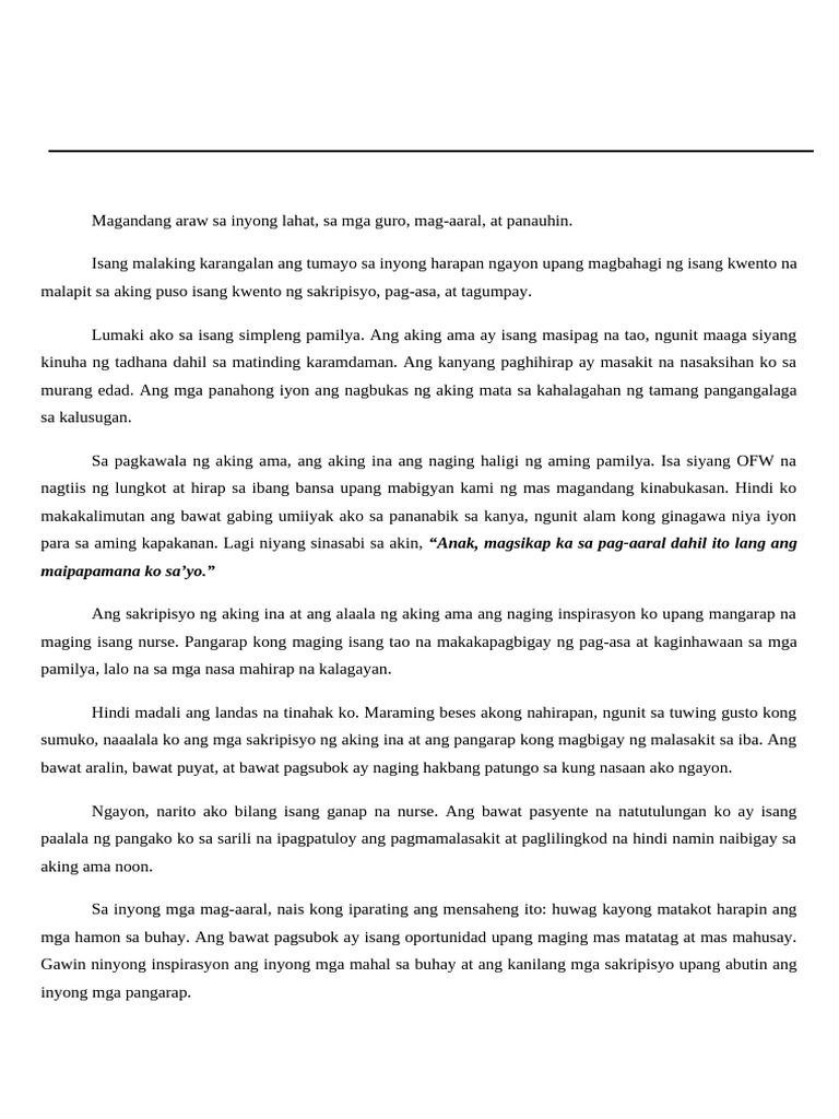 Talumpati | PDF