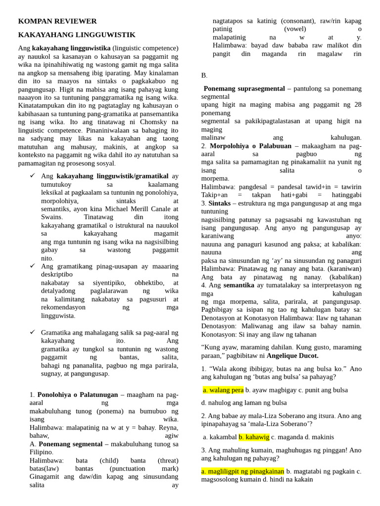 KOMPAN REVIEWER Mod 9 16 | PDF